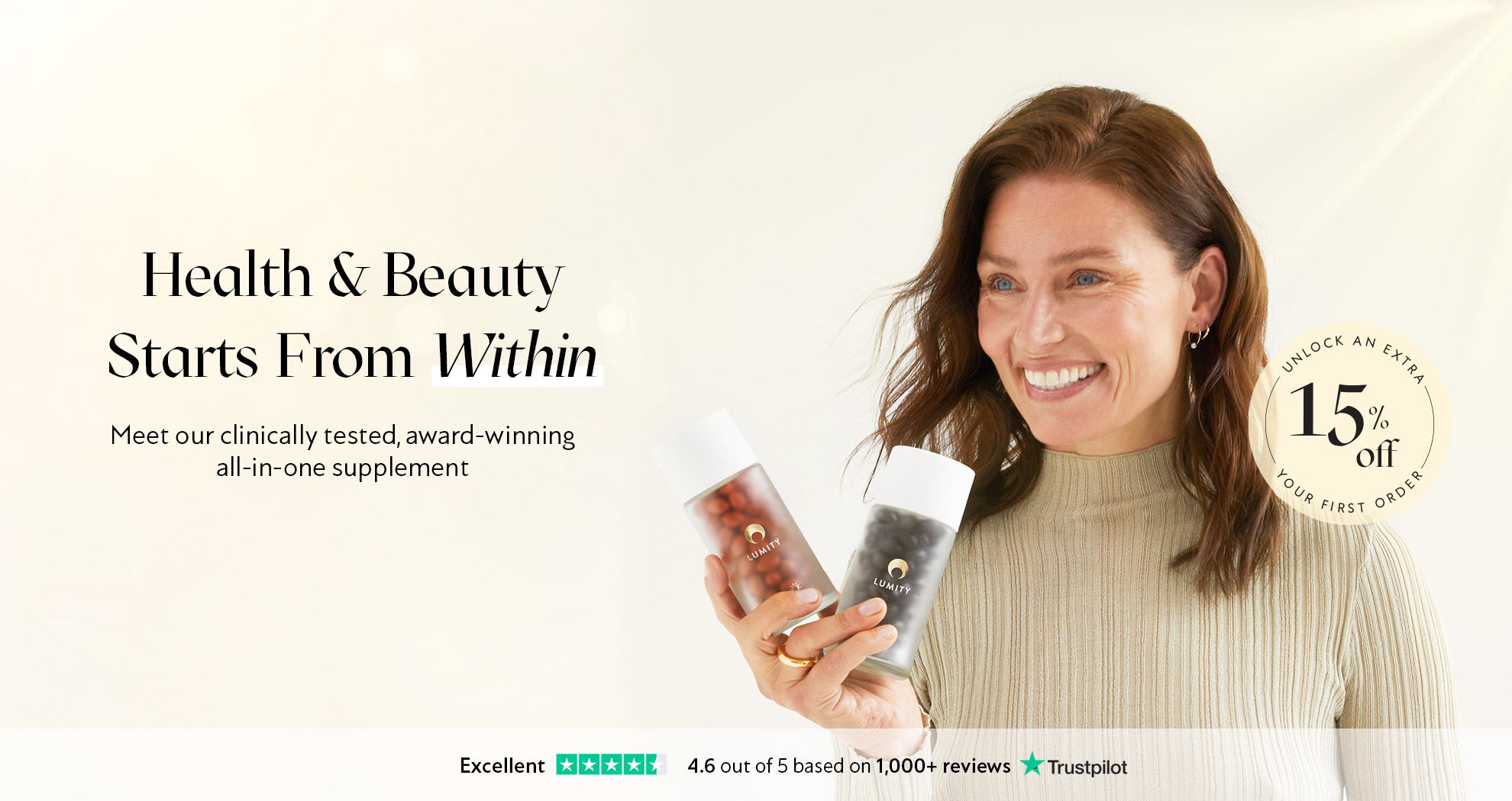 Award-winning, clinically-proven supplements & skincare